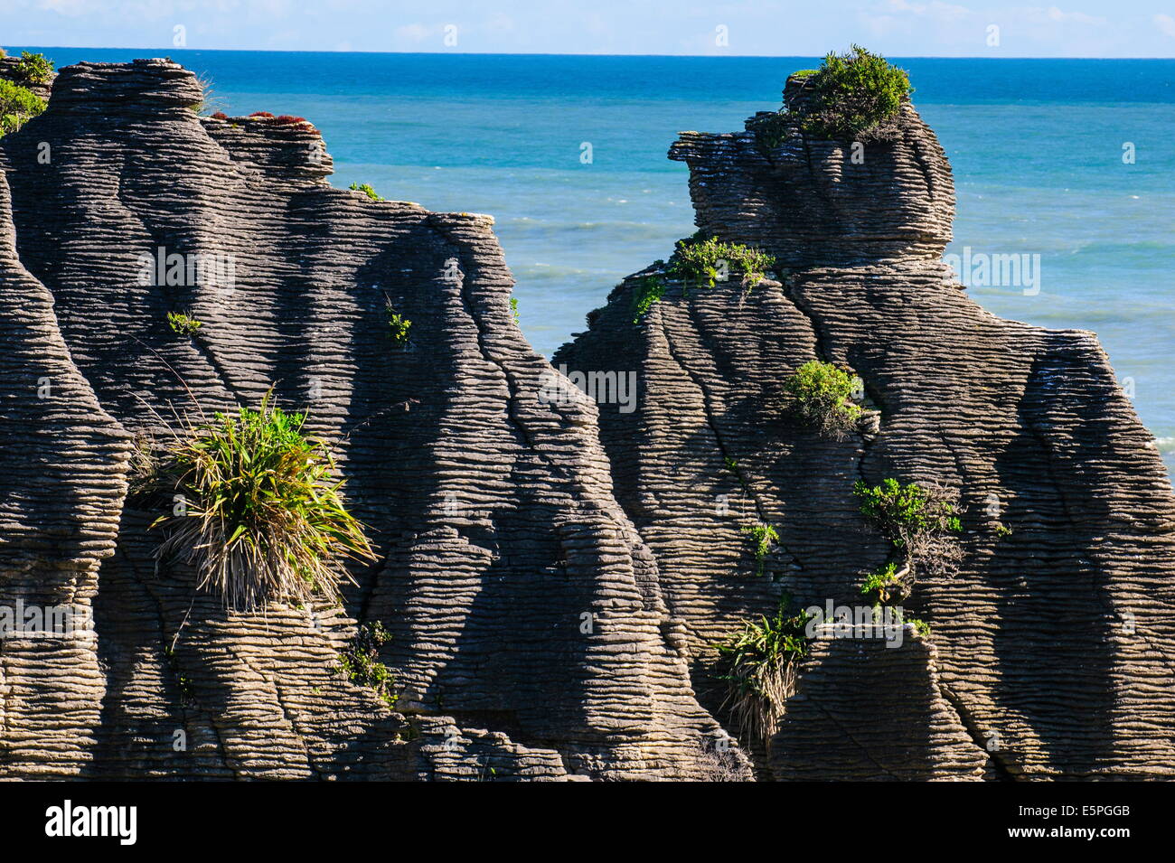 Beautiful rock formation, Pancake Rocks, Paparoa National Park, West ...