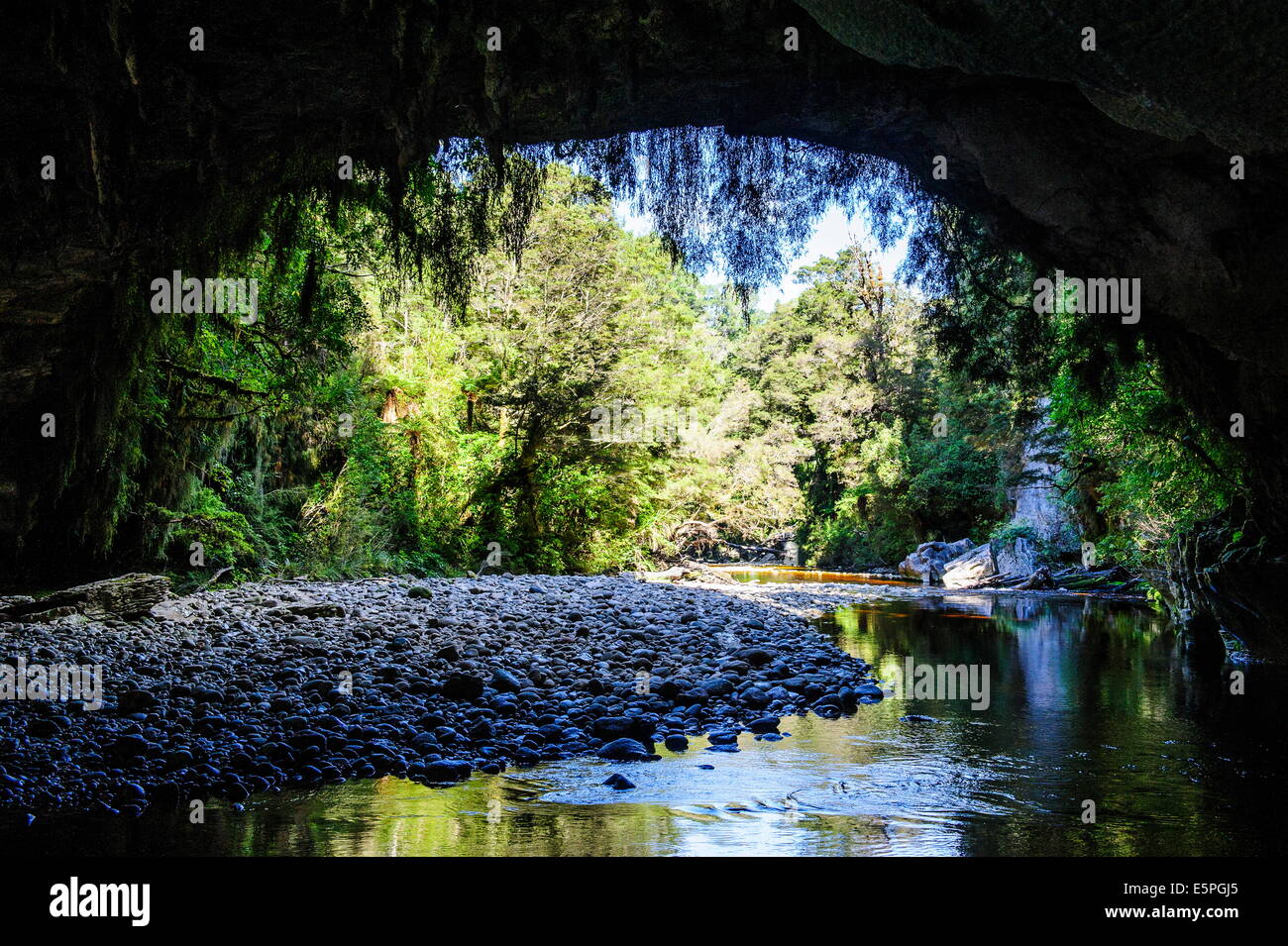 Moria Gate Arch in the Oparara Basin, Karamea, West Coast, South Island ...