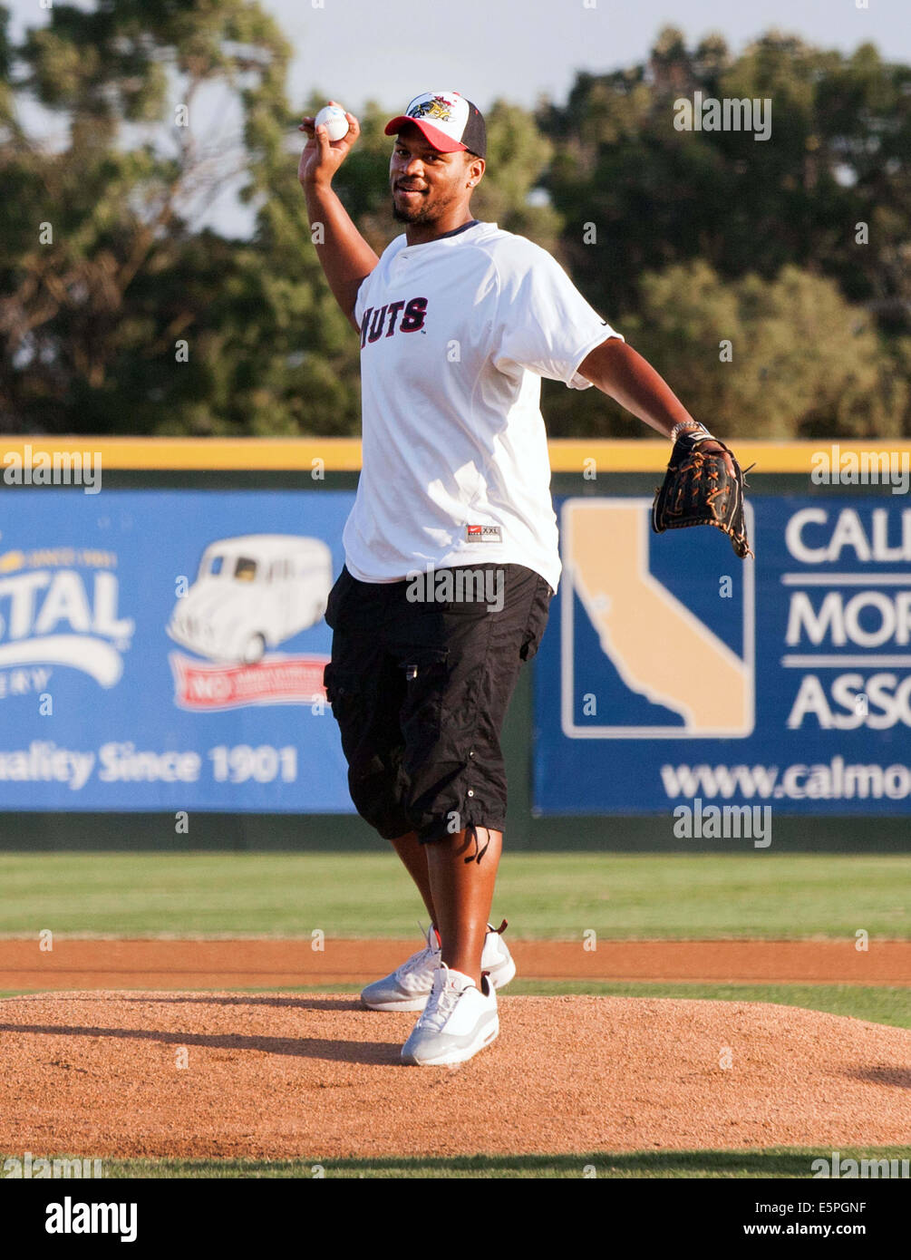 Modesto, CA, USA. 4th Aug, 2014. Chuck Hayes, Jr. of the Toronto ...