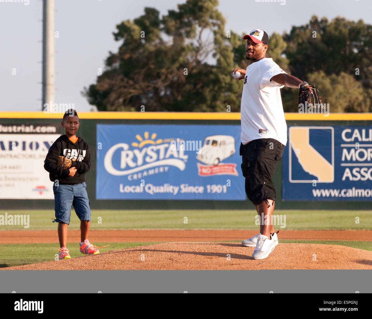 Modesto, CA, USA. 4th Aug, 2014. Chuck Hayes, Jr. of the Toronto ...