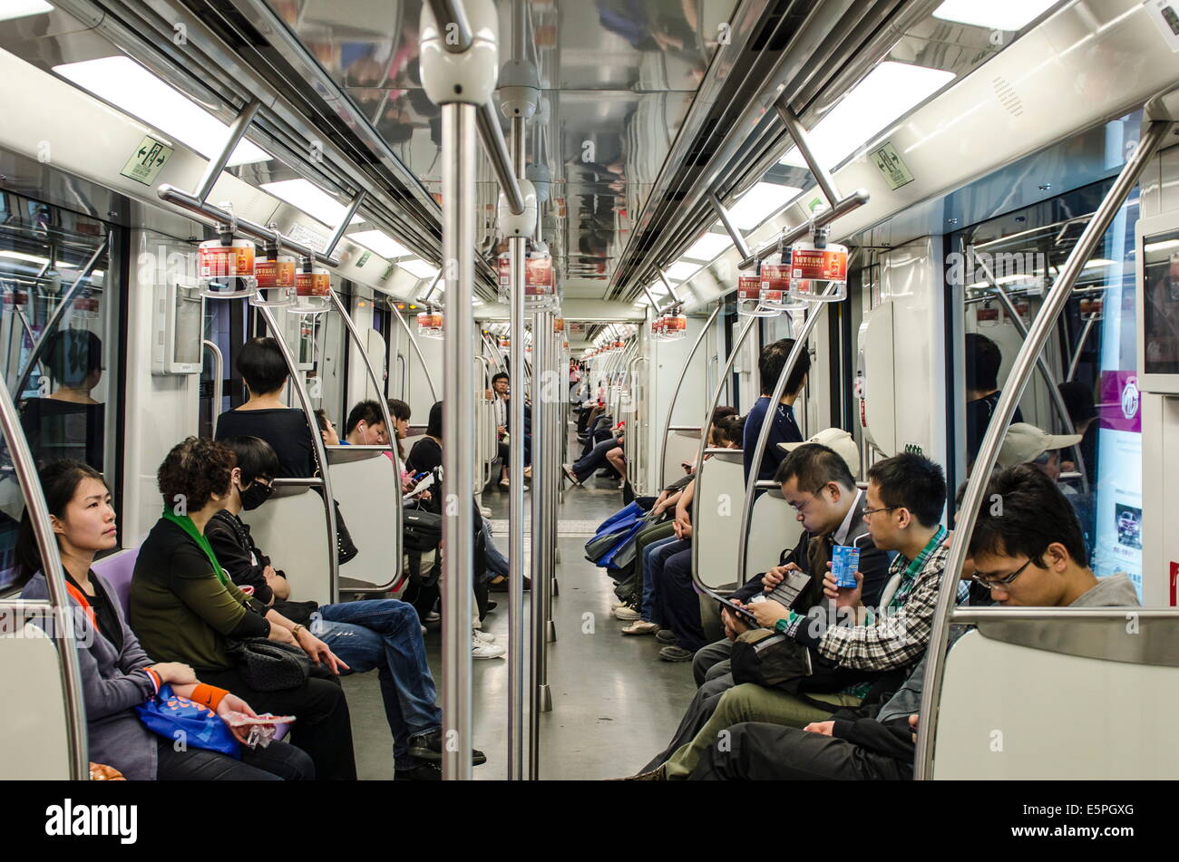 Subway, Shanghai, China, Asia Stock Photo - Alamy