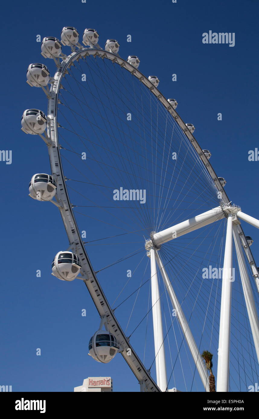 The High Roller, 550 feet tall, the world's largest observation wheel, Las Vegas, Nevada, United ...