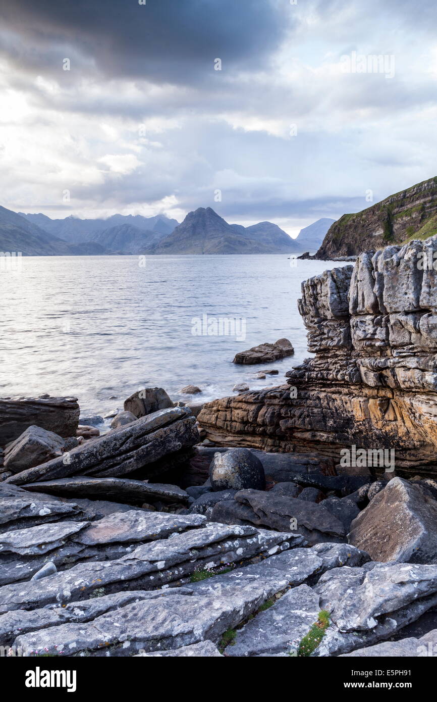 Loch Scavaig and the Cuillin Hills on the Isle of Skye, Inner Hebrides ...