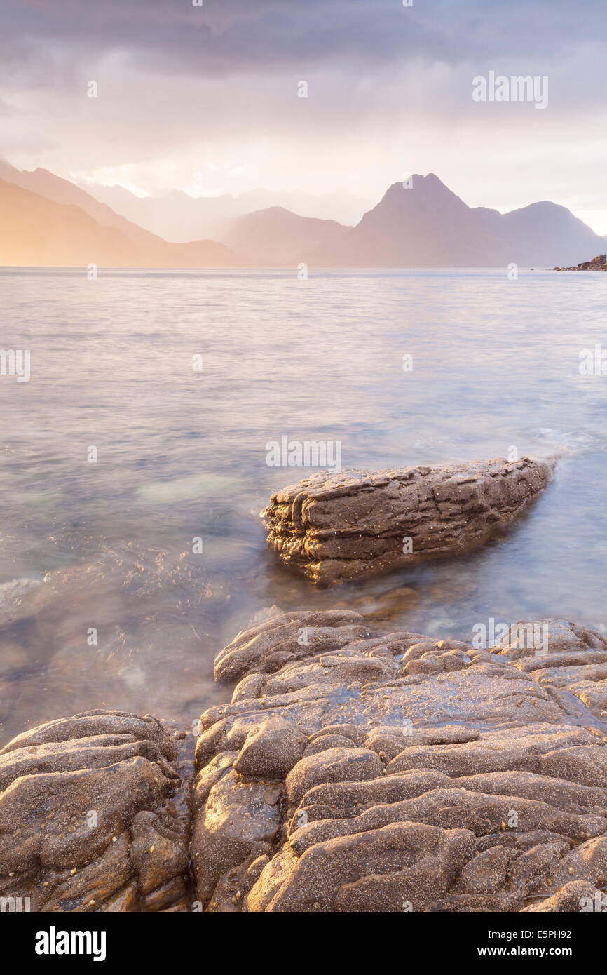 Loch Scavaig and the Cuillin Hills on the Isle of Skye, Inner Hebrides ...