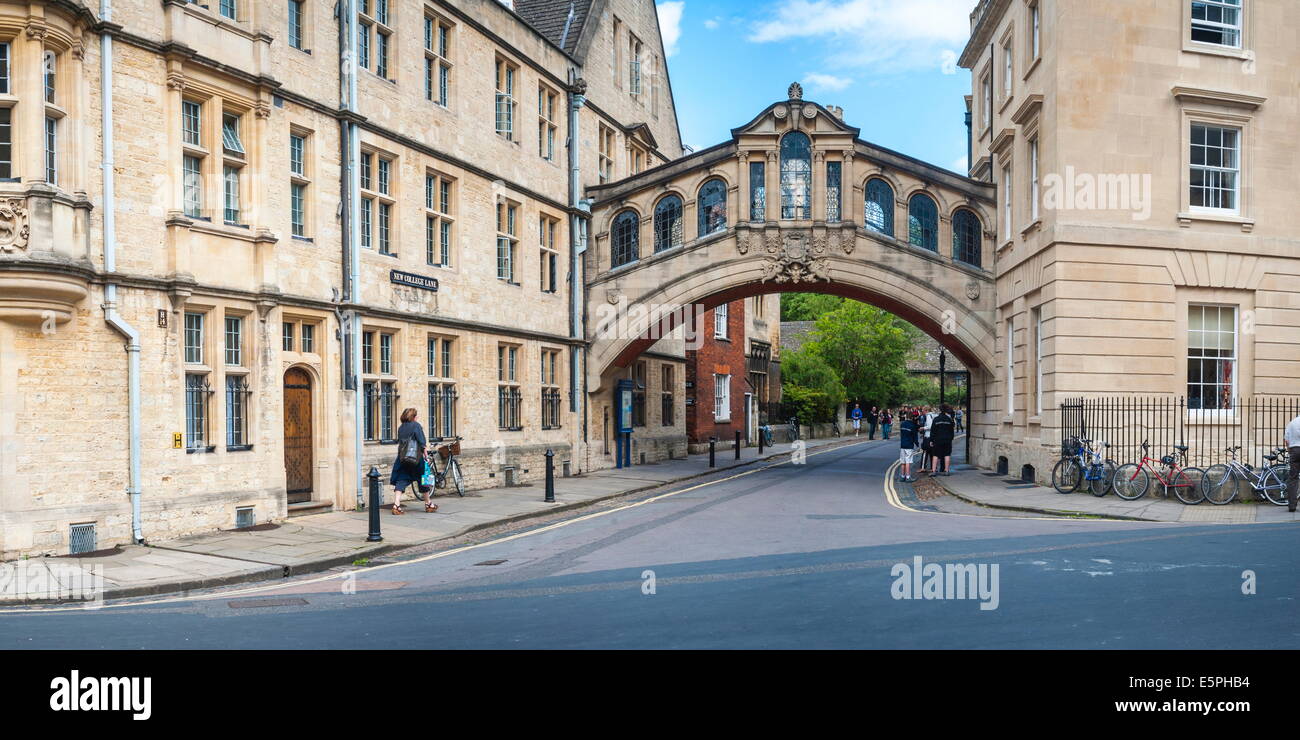 Bridge of Sighs, Hertford College, Oxford, Oxfordshire, England, United ...