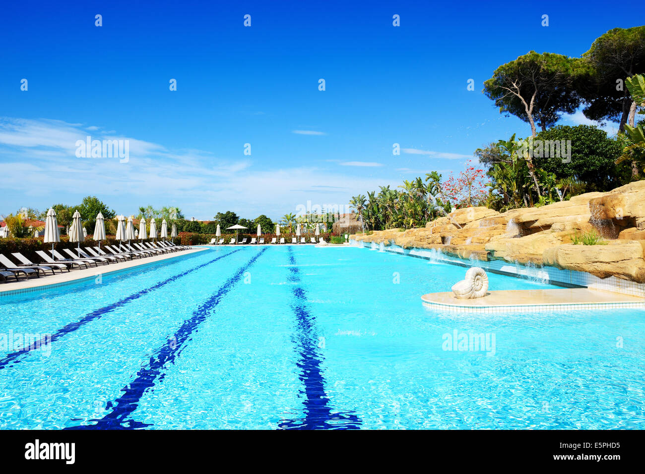 The swimming pool at luxury hotel, Antalya, Turkey Stock Photo - Alamy