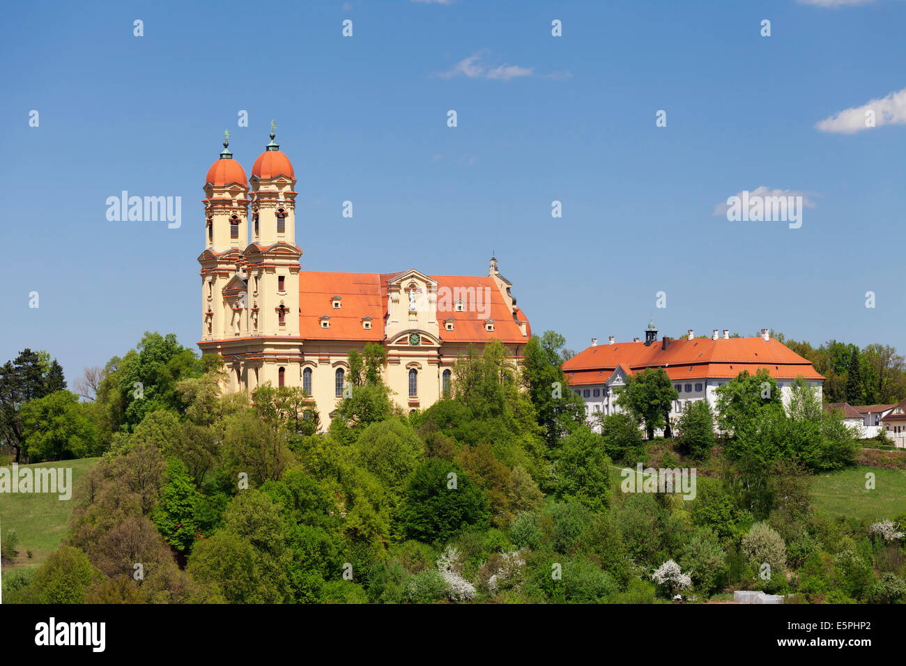 Pilgrimage Church at Schonenberg, Ellwangen, Baden Wurttemberg, Germany ...