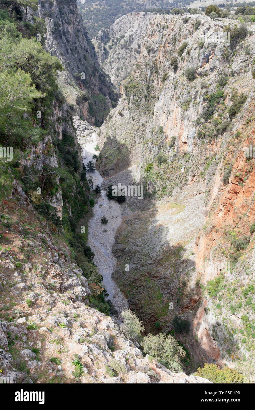 Aradena Gorge, Aradena, South Crete, Crete Island, Crete, Greece Stock ...