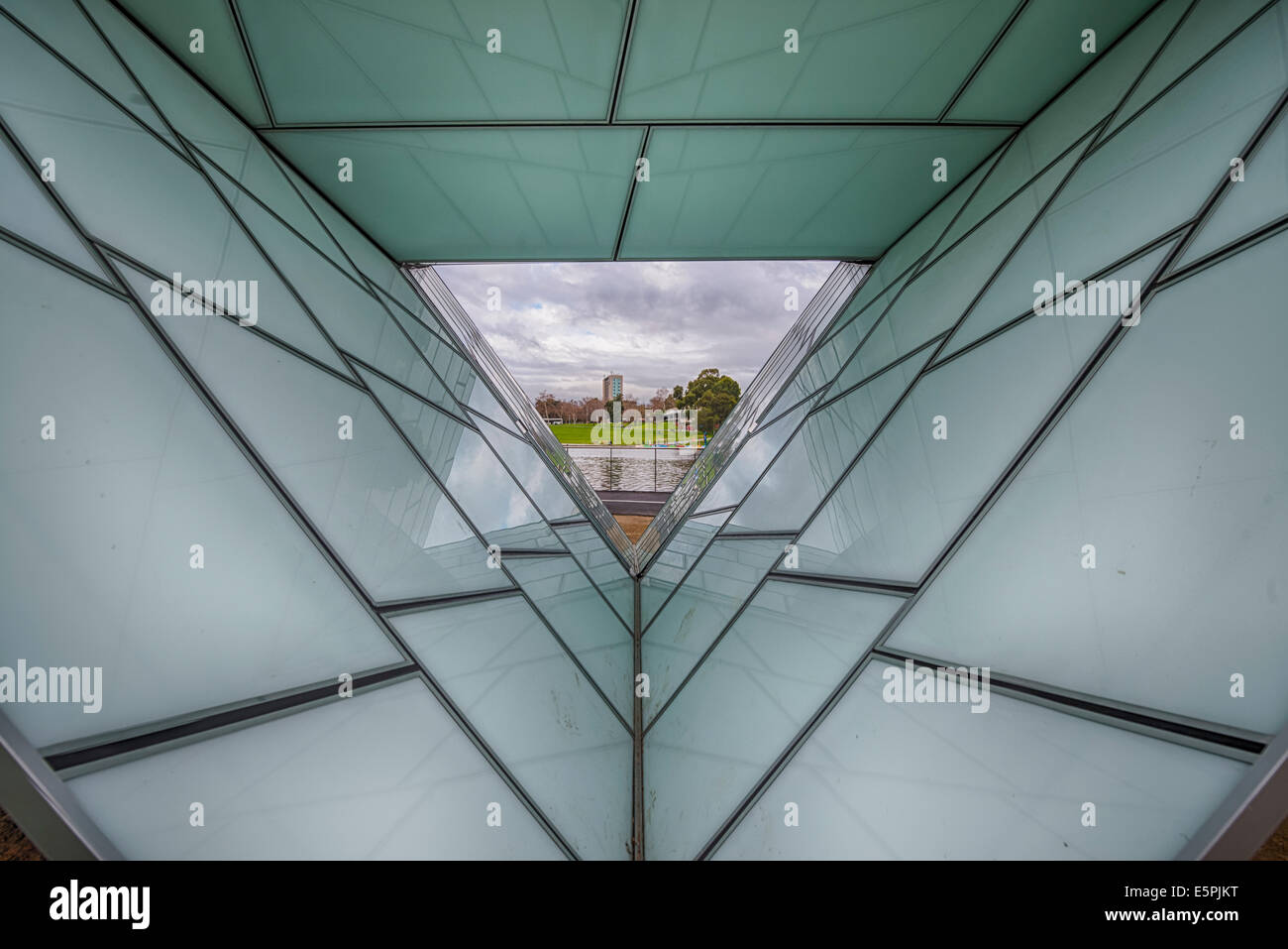 Adelaide oval pedestrian bridge hi-res stock photography and images - Alamy
