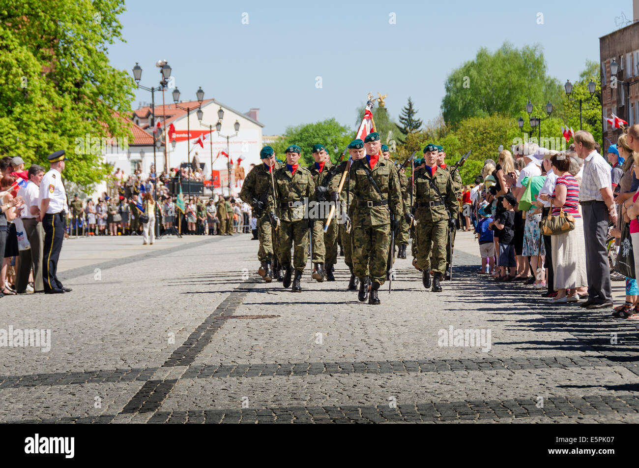 Celebrations for Constitution Day in Białystok - Eastern Poland Stock ...