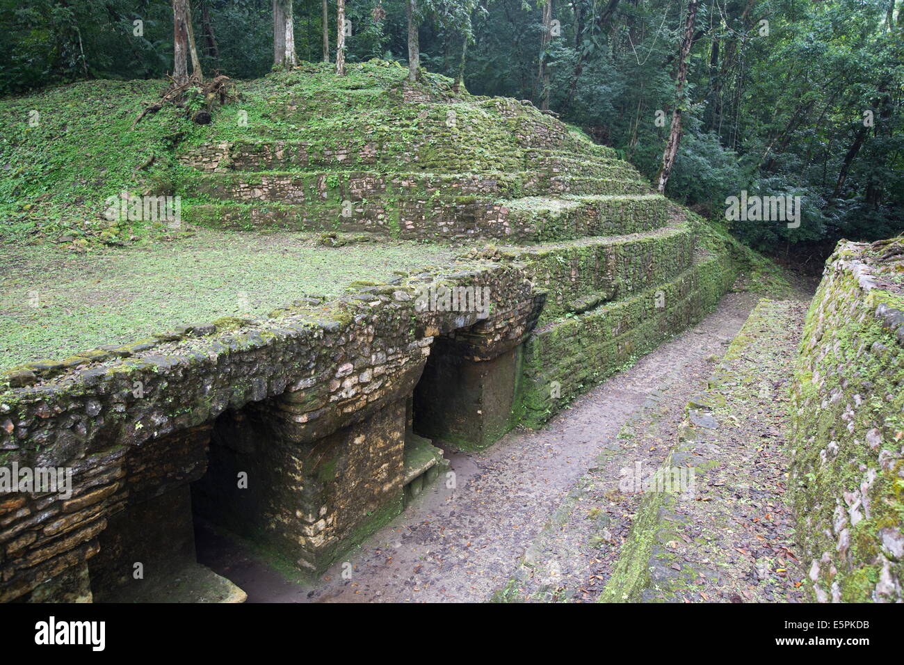 Exiting the Labyrinth, Mayan Archaeological Site, Yaxchilan, Chiapas ...