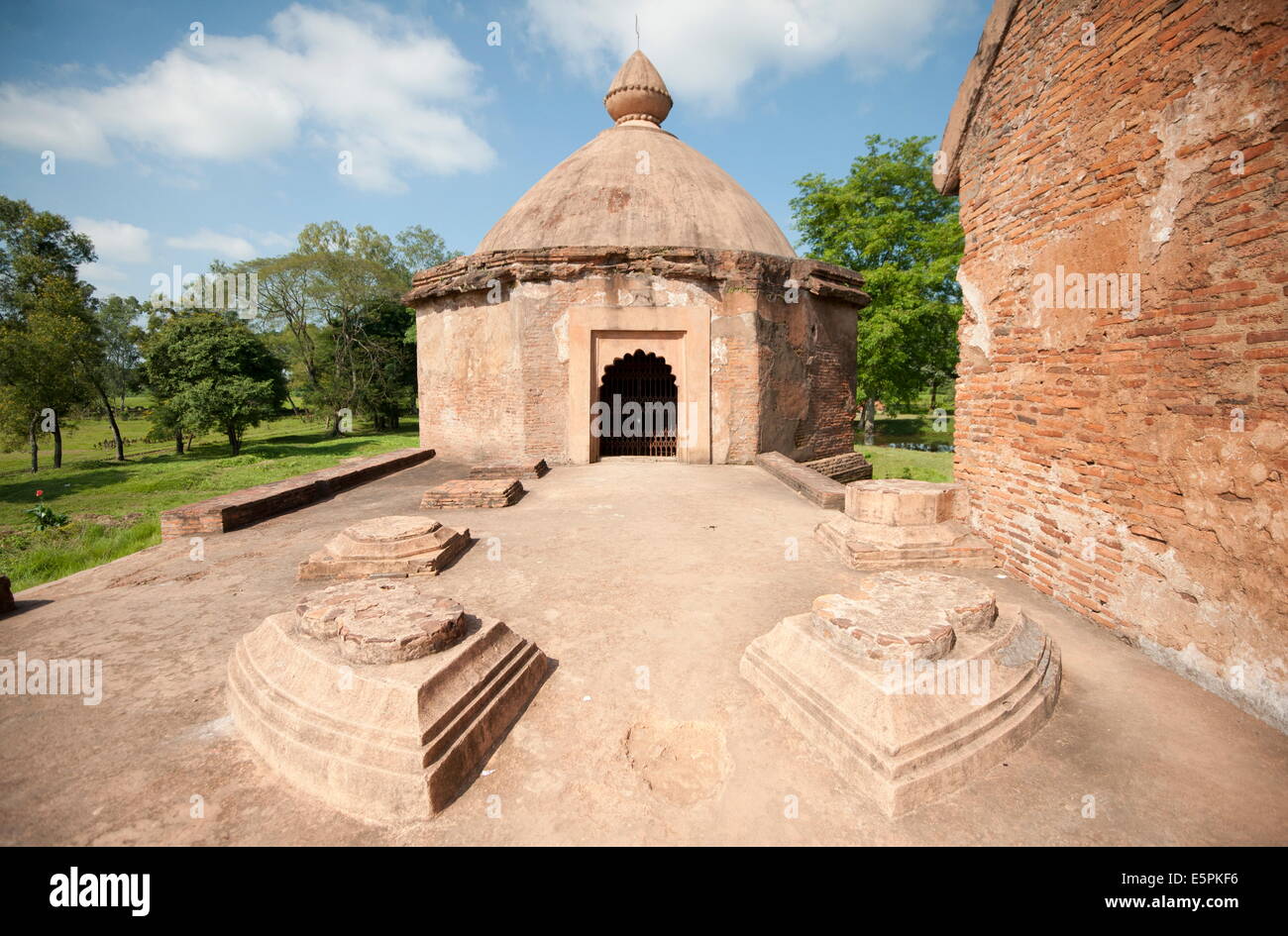 Temple in Talatal Ghar, originally built as an army base in Rangpur ...