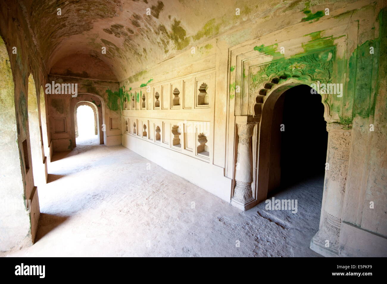 Royal apartment in ruined Talatal Ghar, 18th century Ahom kingdom ...