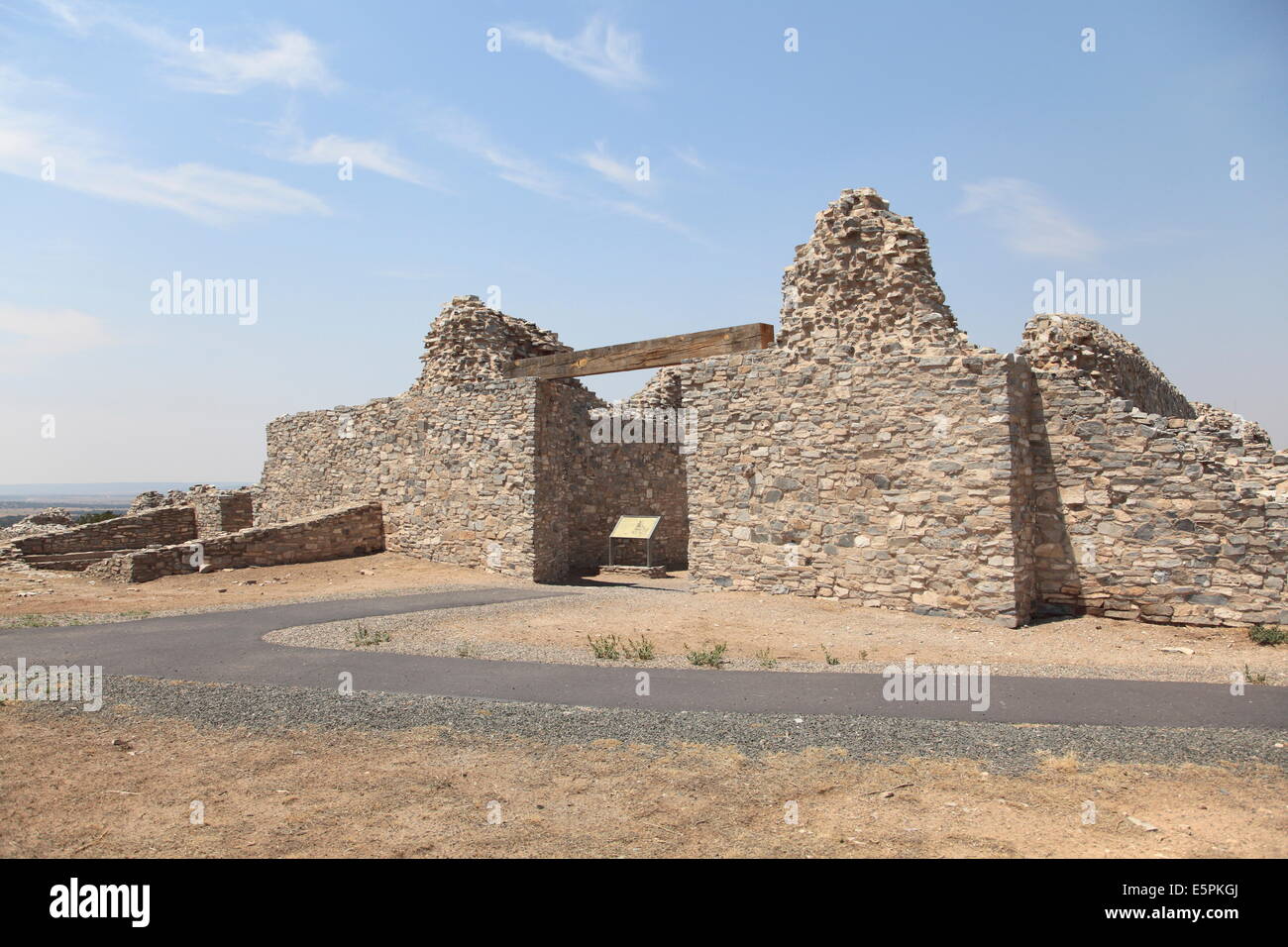 Church ruins, Gran Quivira, Salinas Pueblo Missions National Monument ...