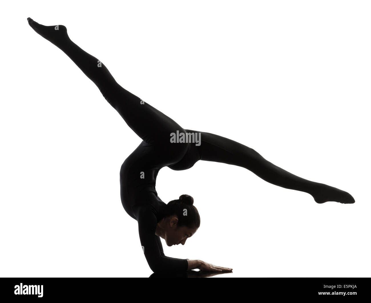 Handstand Splits Silhouette