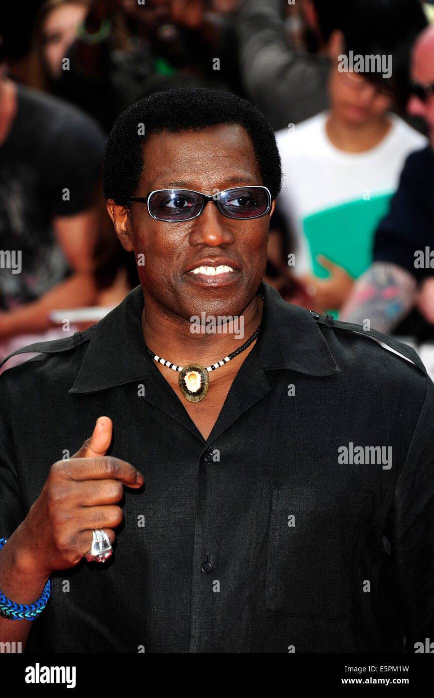 London, UK. 4th Aug, 2014. Wesley Snapes attend the World Premiere of ...