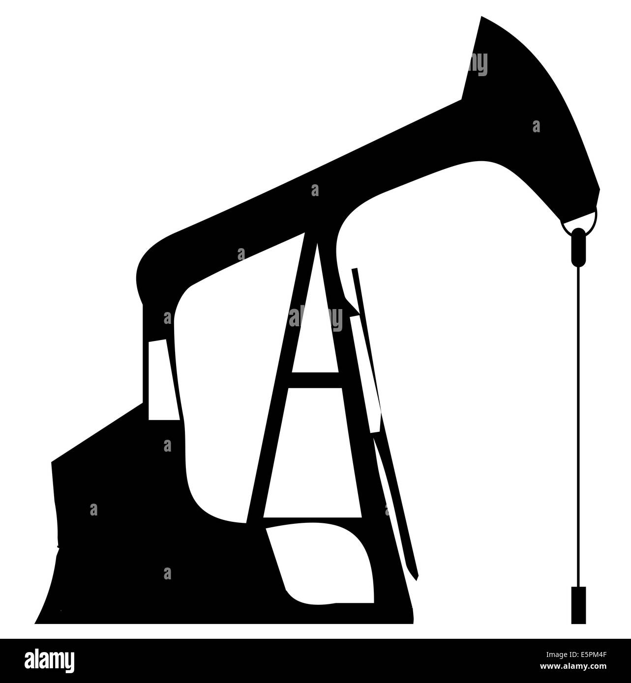 Oil rig silhouette graphic hi-res stock photography and images - Alamy