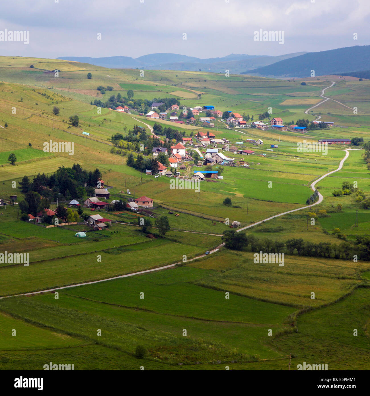 Villages on Pester plateau near Sjenica, Serbia Stock Photo - Alamy