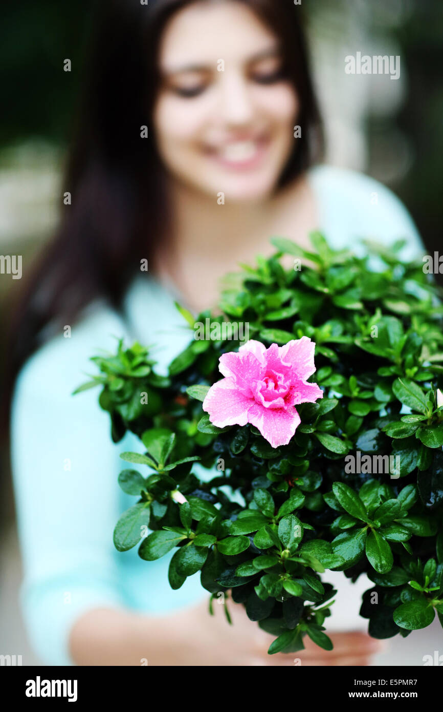 Woman hands holding giving flowers hi-res stock photography and images ...