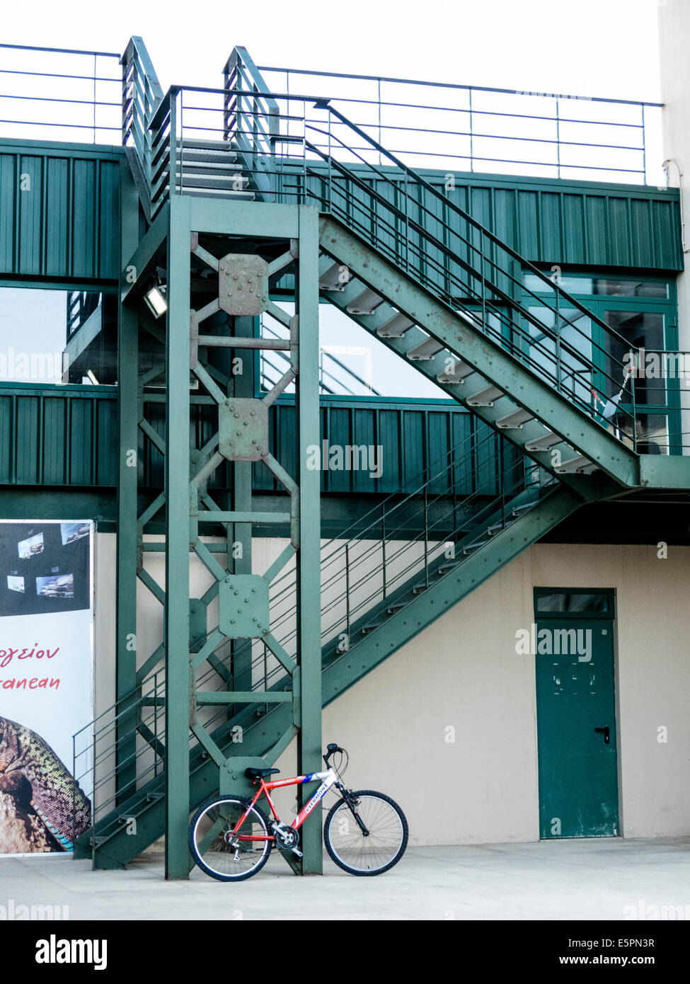 Fire escape staircase. (Concept: building safety Stock Photo - Alamy