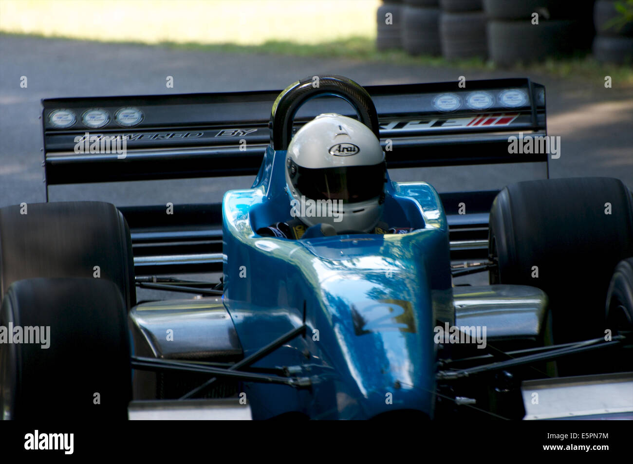 Single seat racing and sportscars competing at Wiscombe Park hillclimb ...