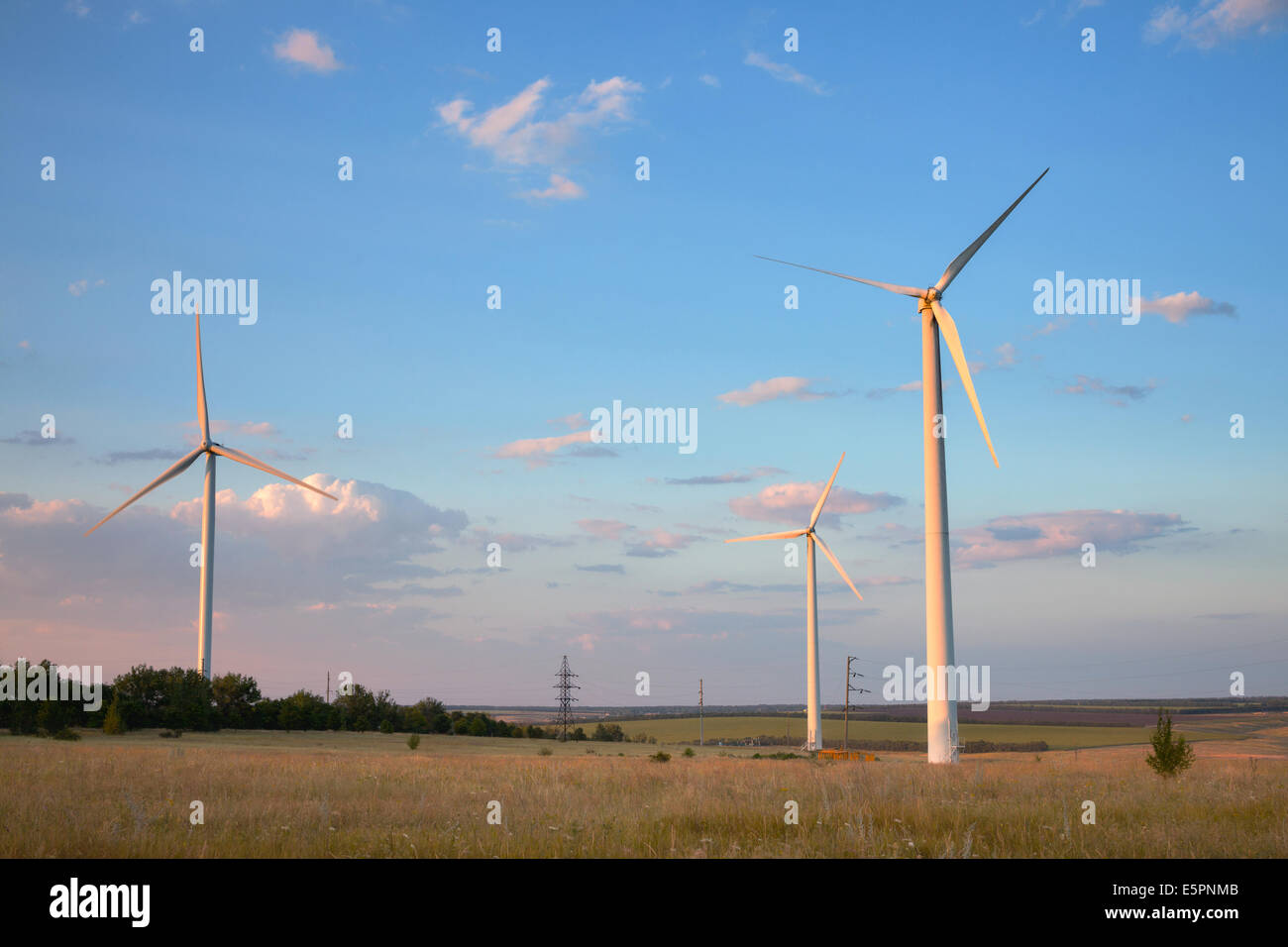 Wind power station Stock Photo - Alamy