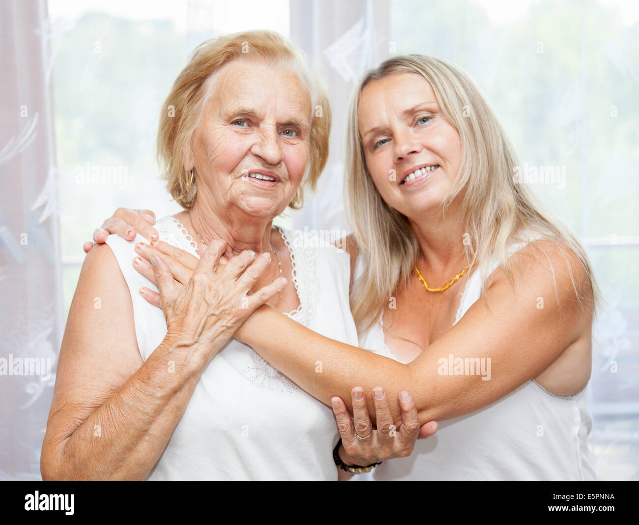 Providing care and support for elderly Stock Photo - Alamy