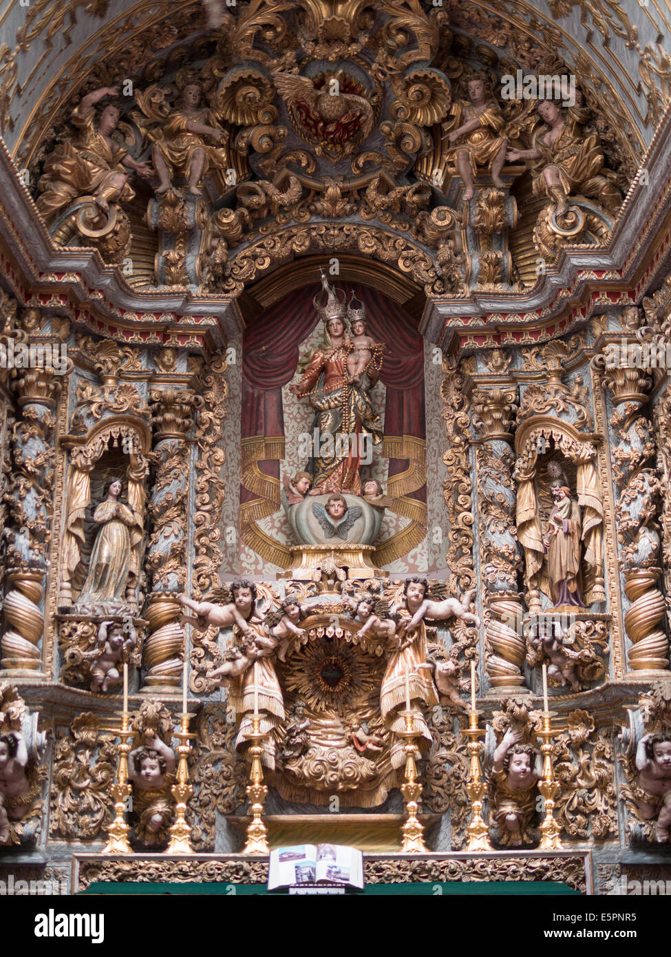 San sebastian church, Ponta Delgada town, S.Miguel Island,the Azores ...