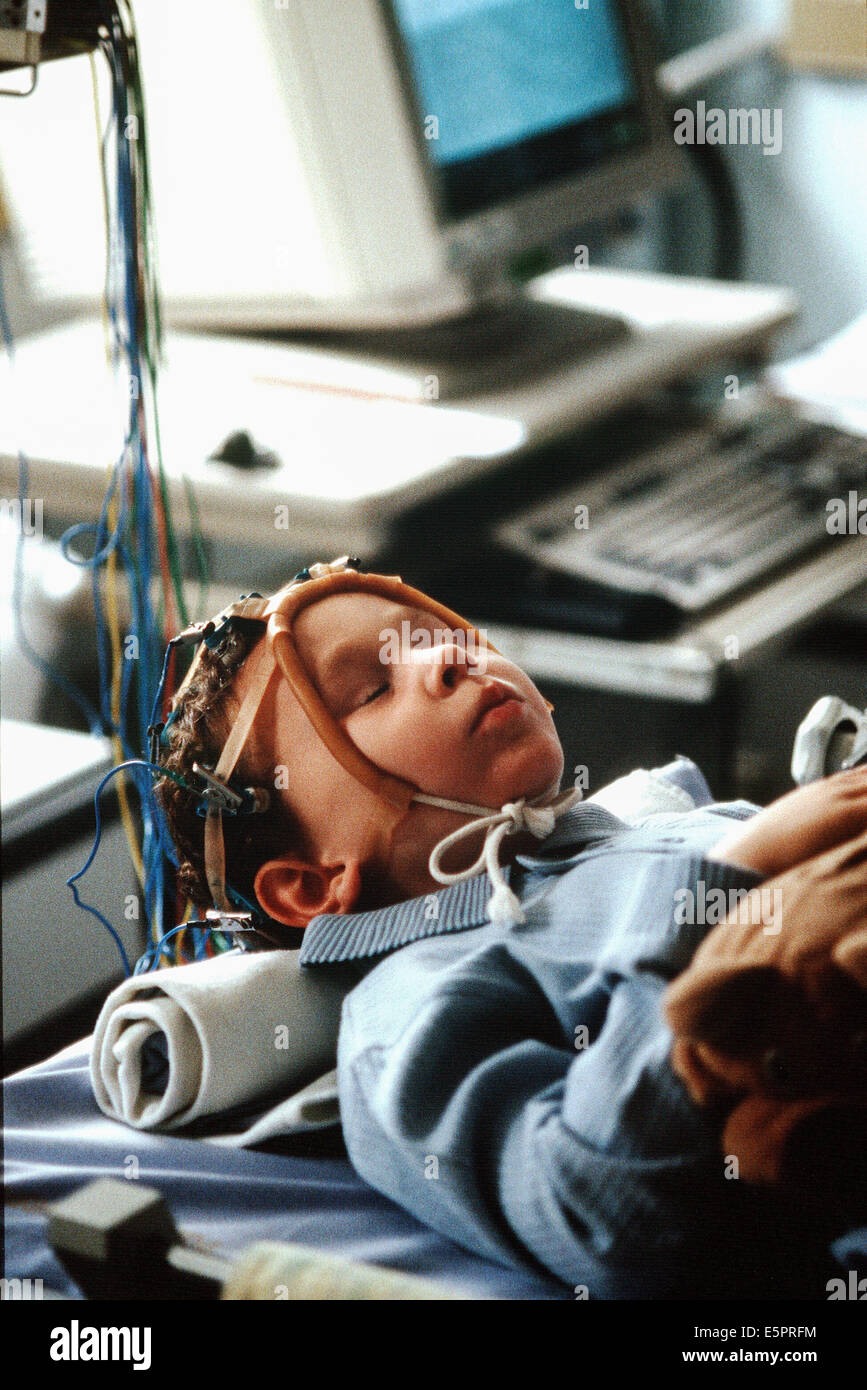 6-year-old child suffering from epilepsy undergoing ...
