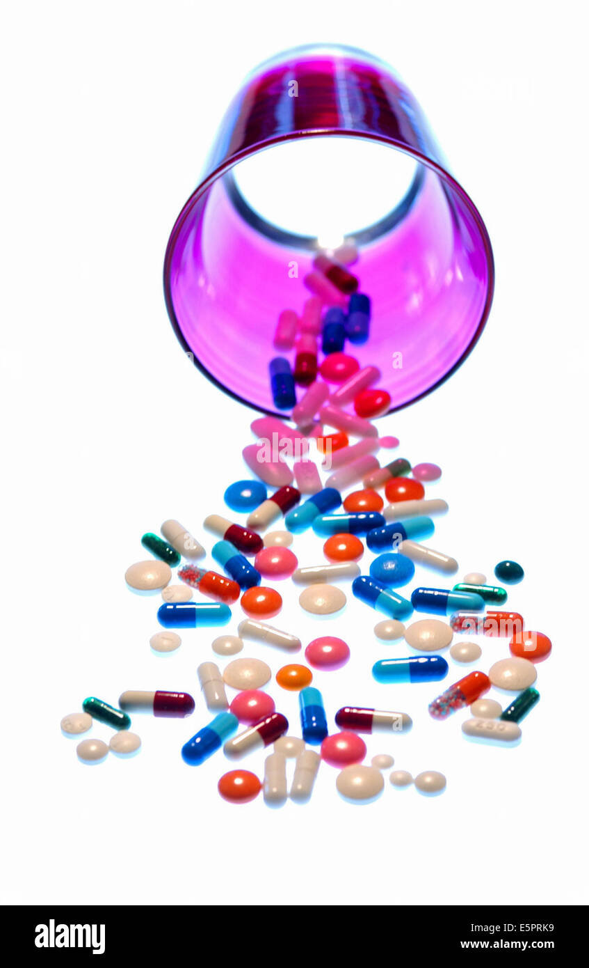 Capsules and tablets Stock Photo - Alamy