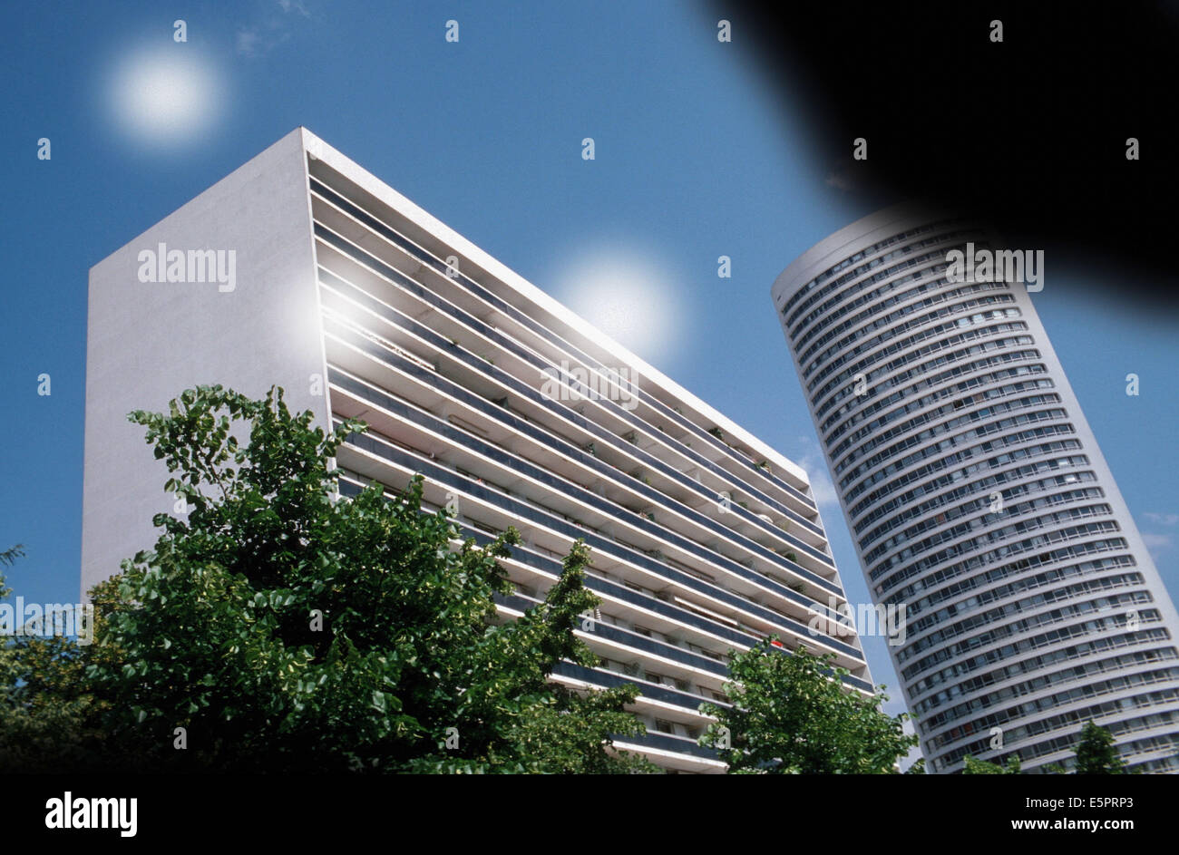 Vision of a person affected by a retinal detachment Stock Photo - Alamy