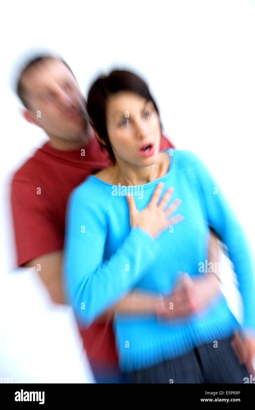 Heimlich maneuver, Choking girl having the Heimlich maneuver performed ...