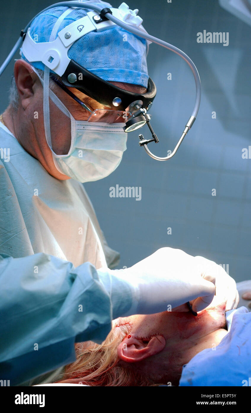 Esthetic surgery, Lipostructure or lipofilling Stock Photo - Alamy