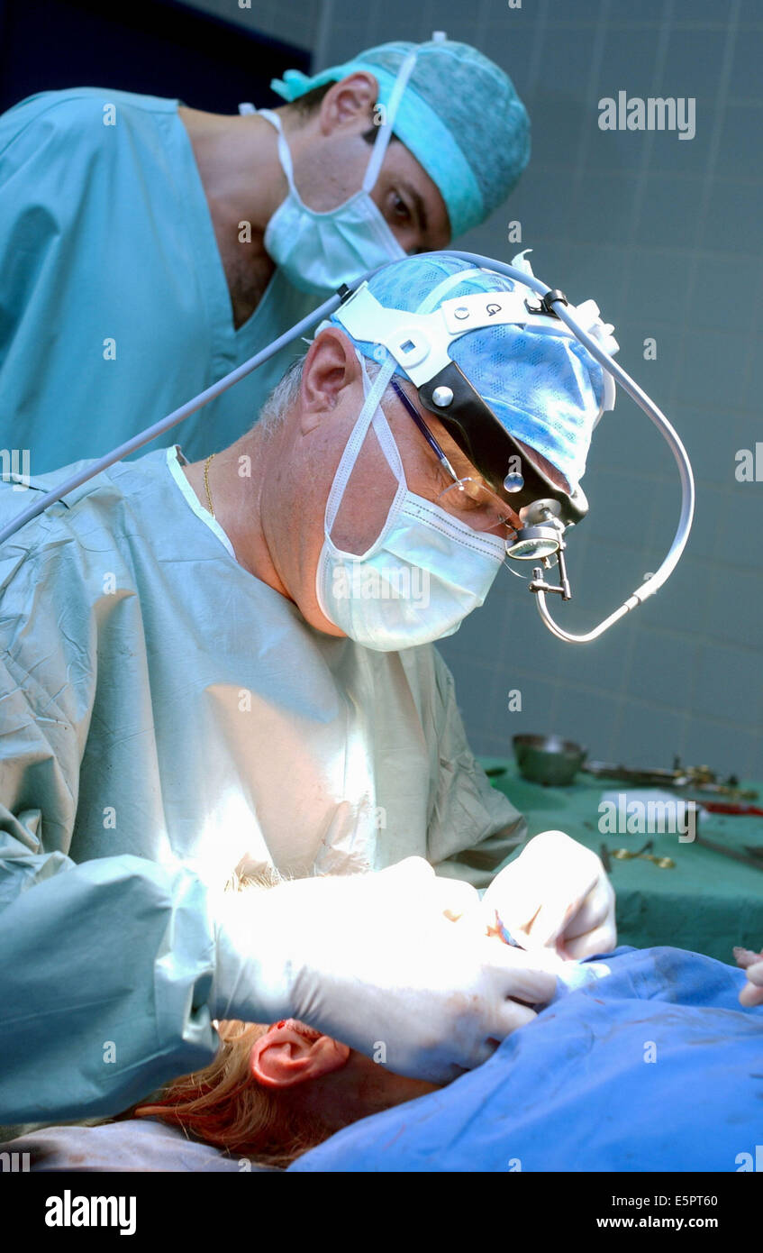 Esthetic surgery, Lipostructure or lipofilling Stock Photo - Alamy