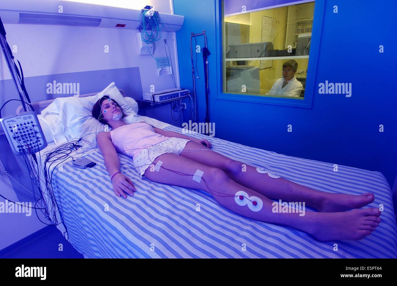 The restless legs syndrome Stock Photo - Alamy