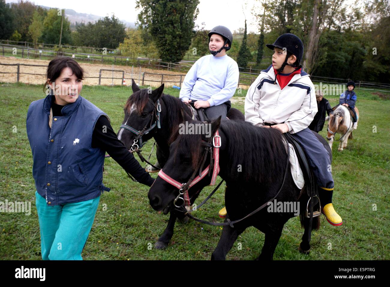 Autistic girl horse hi-res stock photography and images - Alamy