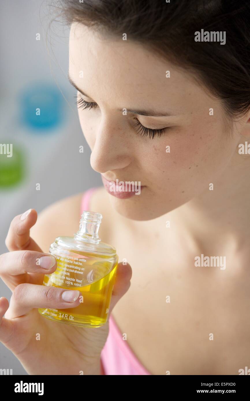 Perfumed body lotion hi-res stock photography and images - Alamy