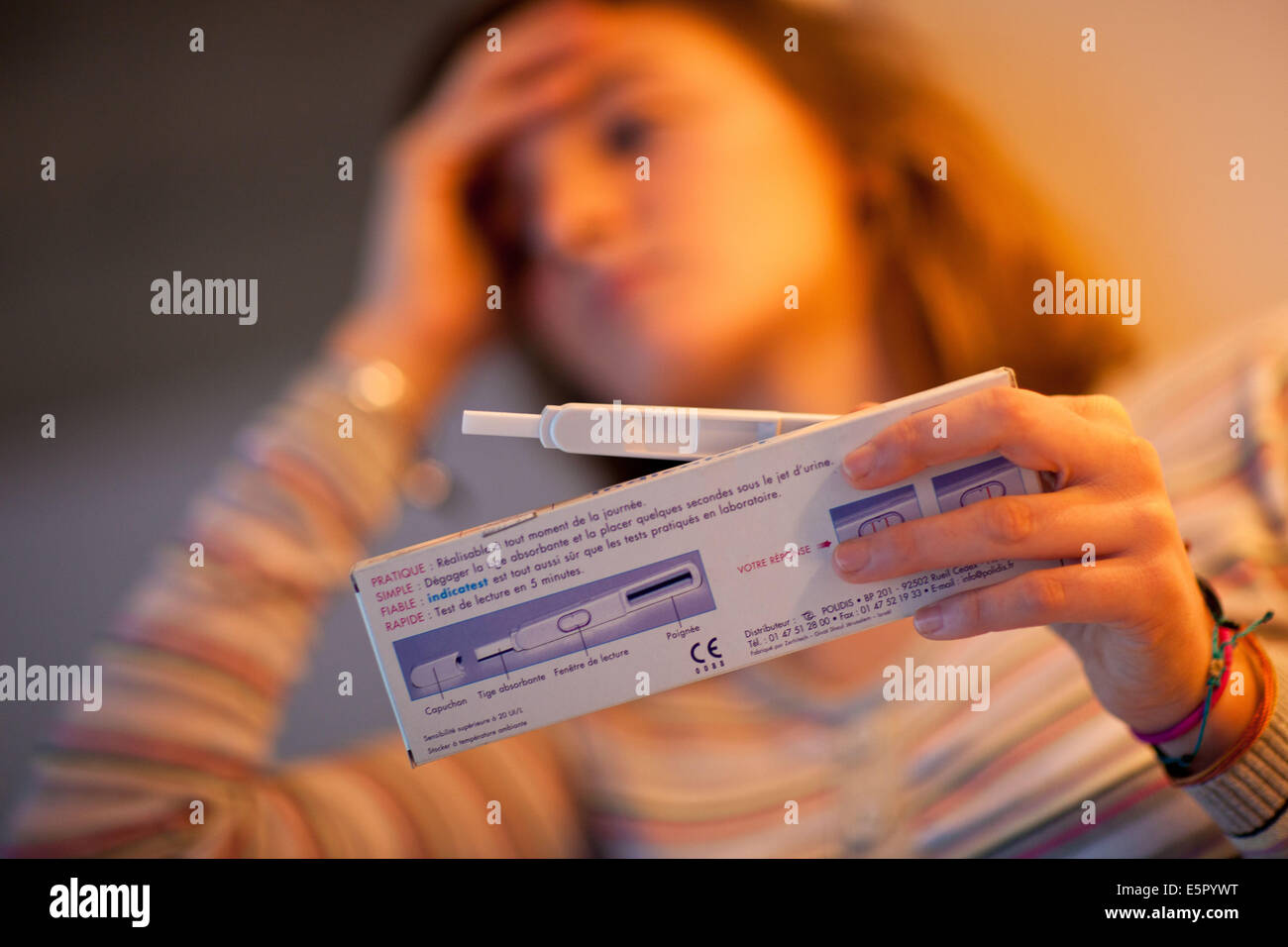 Teenage pregnancy test hi-res stock photography and images - Alamy