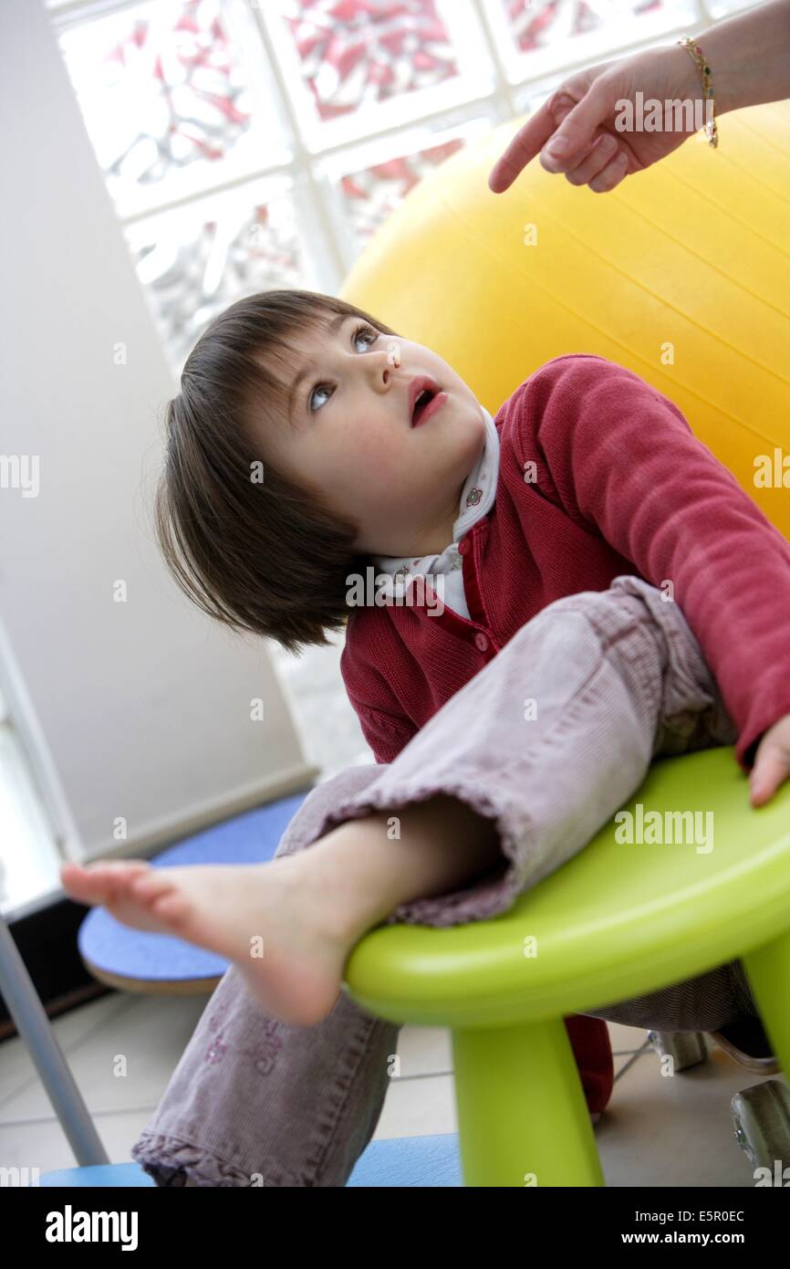 Adult scolding 5 year old child Stock Photo - Alamy