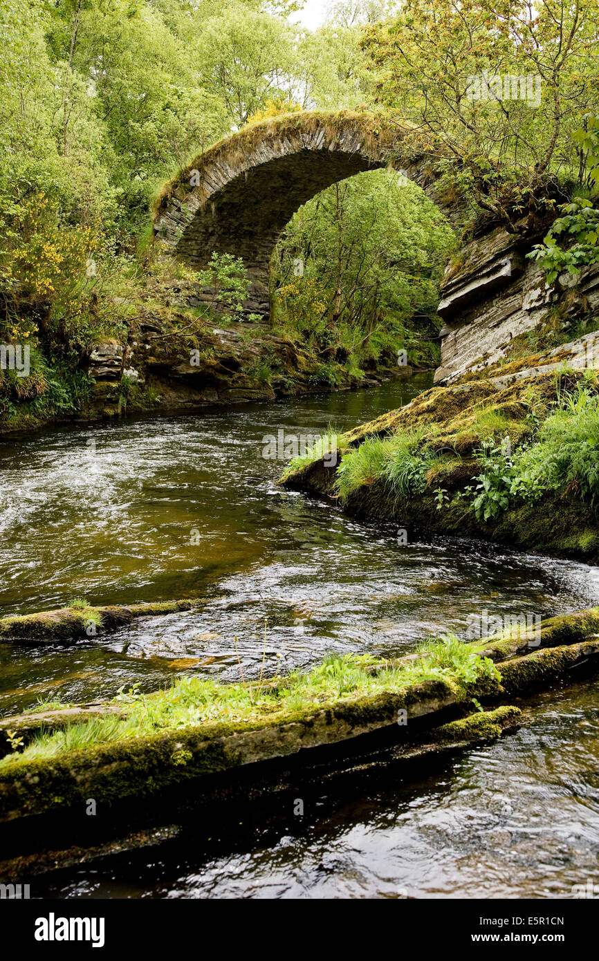 Medieval bridge near Glenlivet, Scotland Stock Photo - Alamy