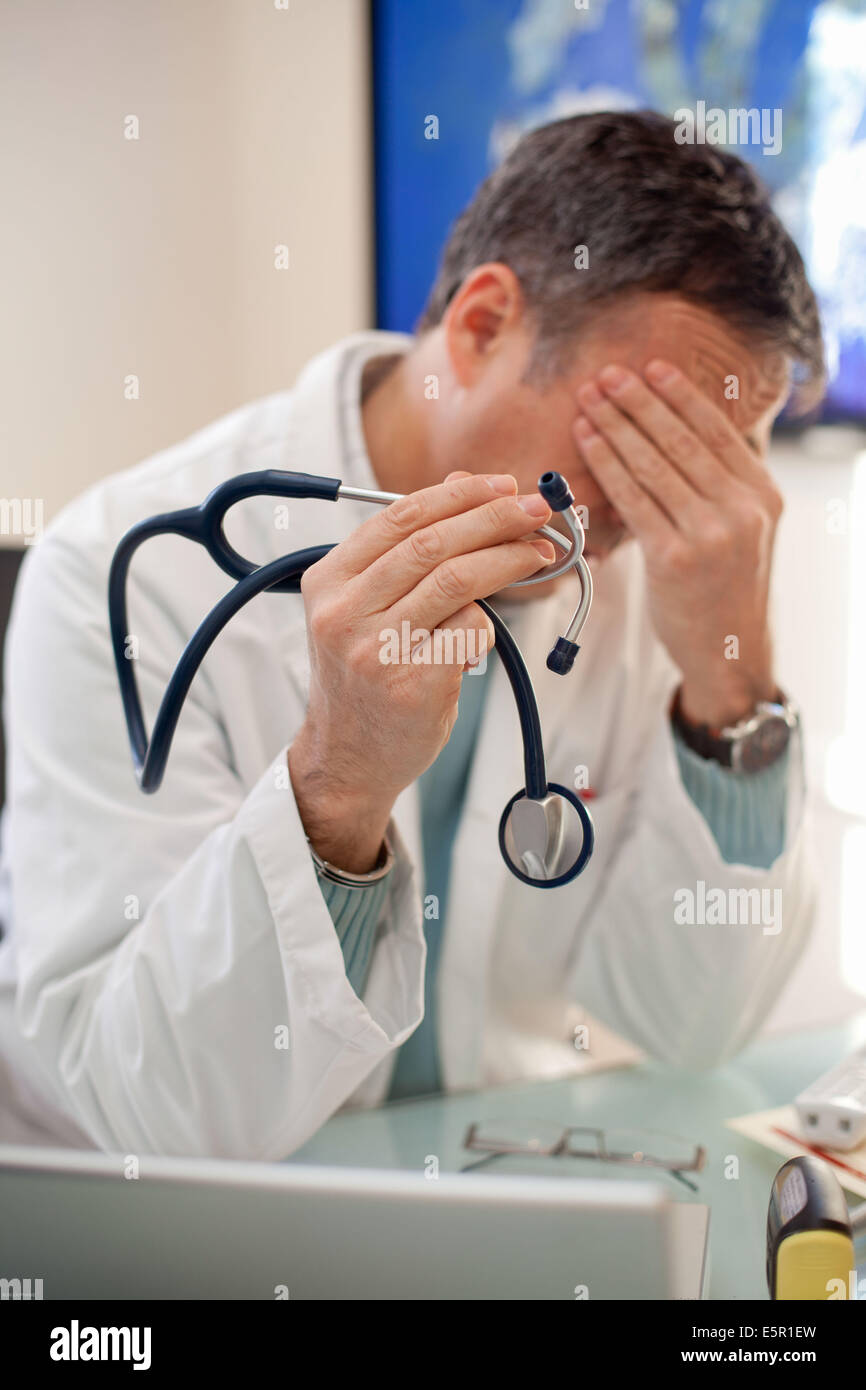 Doctor Burn Out High Resolution Stock Photography and Images - Alamy