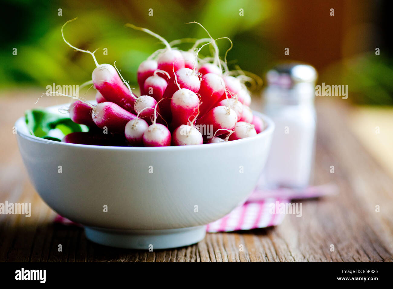 Salt and Radishes Stock Photo - Alamy