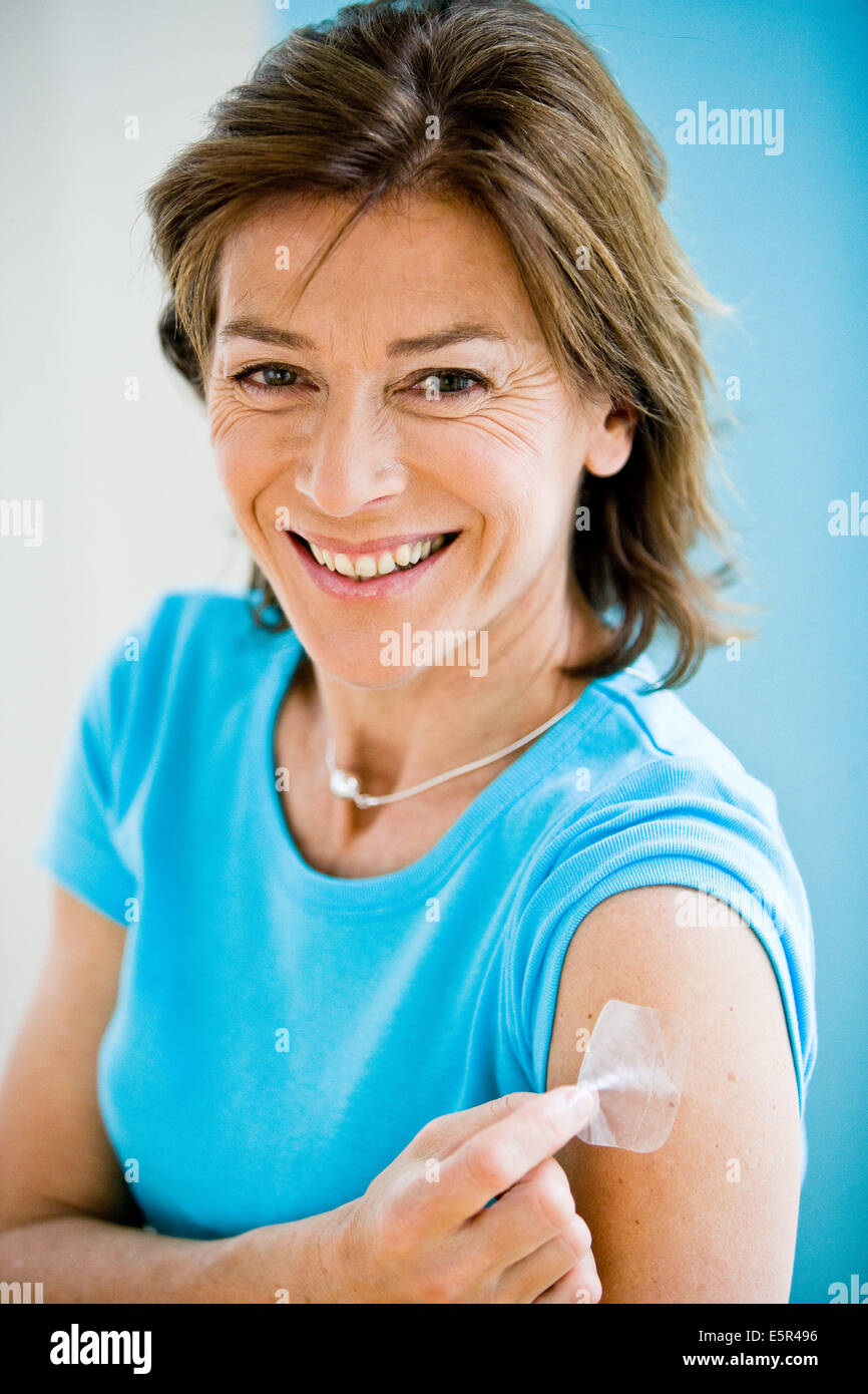 Menopause hrt patch hi-res stock photography and images - Alamy