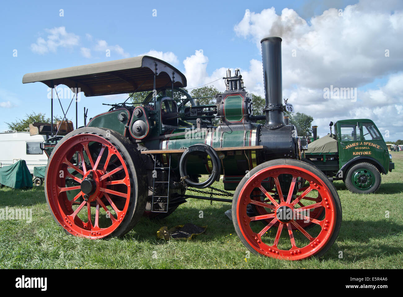 1910 Clayton & Shuttleworth traction Steam engine No 43200 'The Gaffer ...
