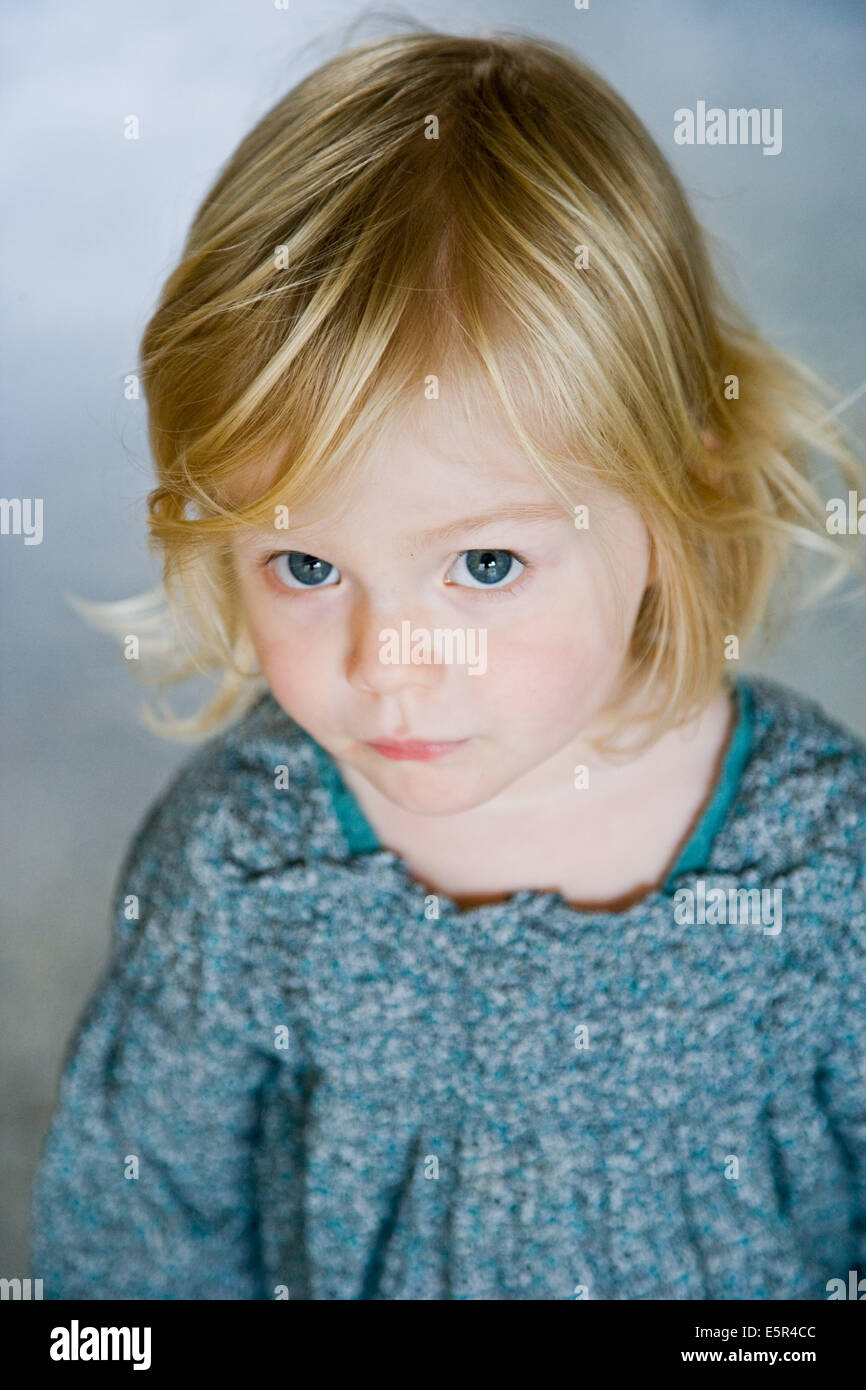 Portrait of a 30 month old girl Stock Photo - Alamy