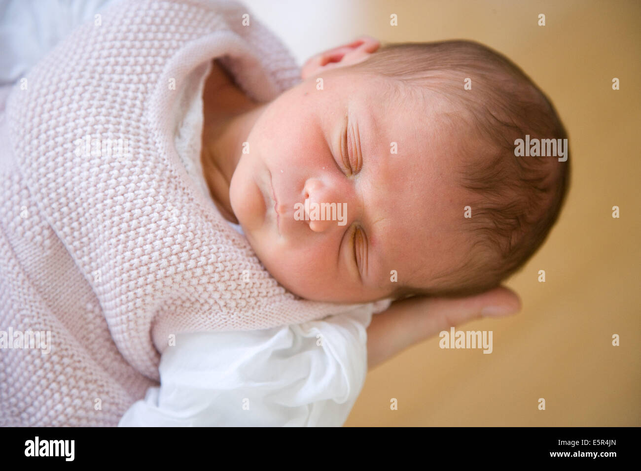 One week old newborn baby Stock Photo - Alamy