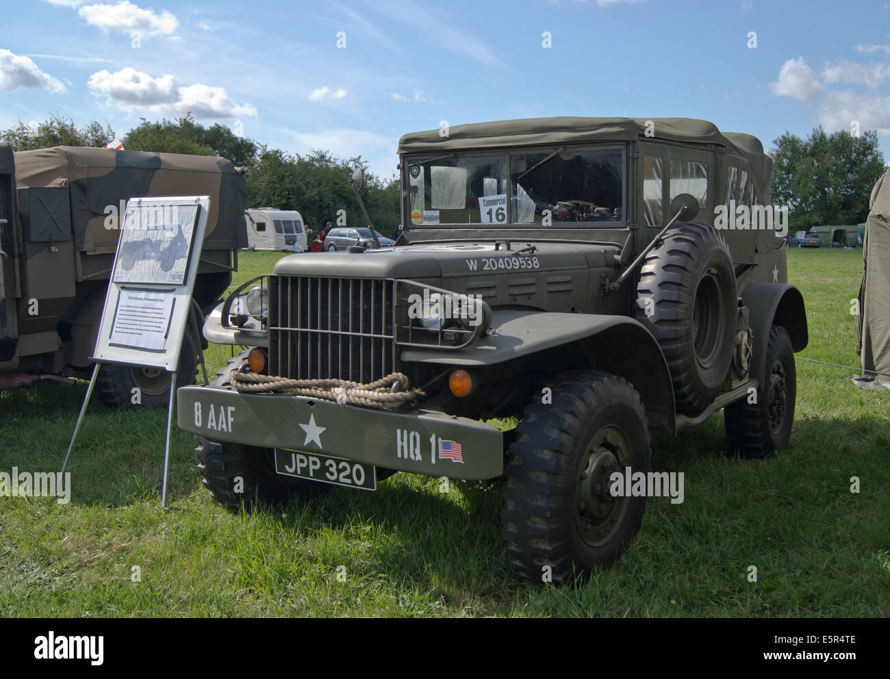 Ex US Army air force 1942 Dodge Command car Stock Photo - Alamy