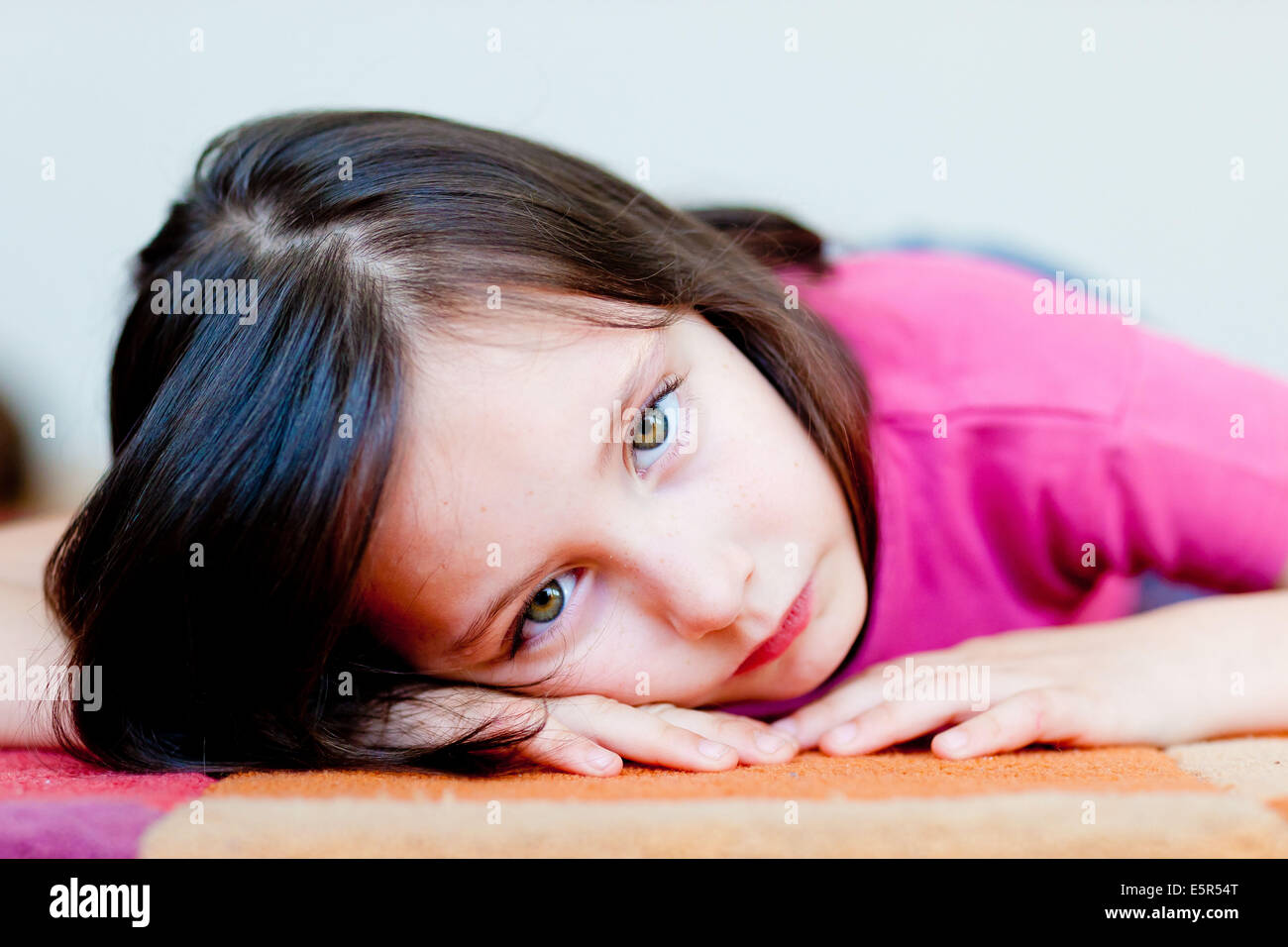 Portrait sad girl 6 7 hi-res stock photography and images - Alamy