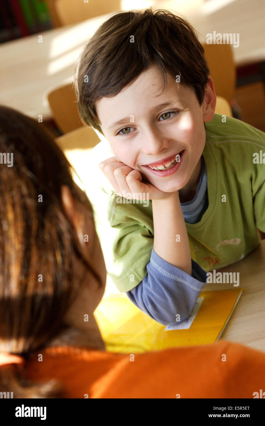 Woman Talking To A 8 Year Old Boy Stock Photo Alamy woman-talking-to-a-8-year-old-boy-stock-photo-alamy