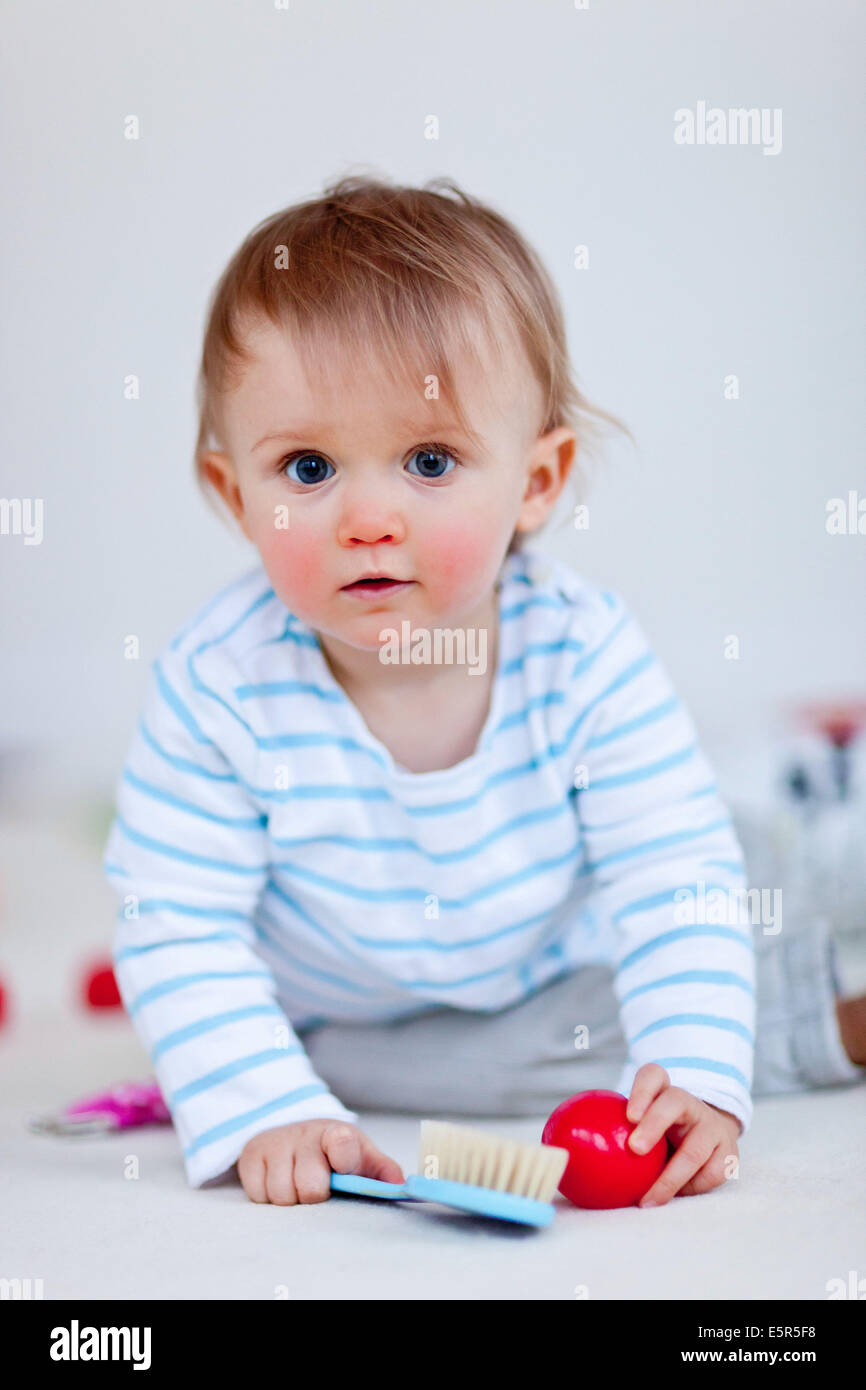 13-month-old baby girl Stock Photo - Alamy